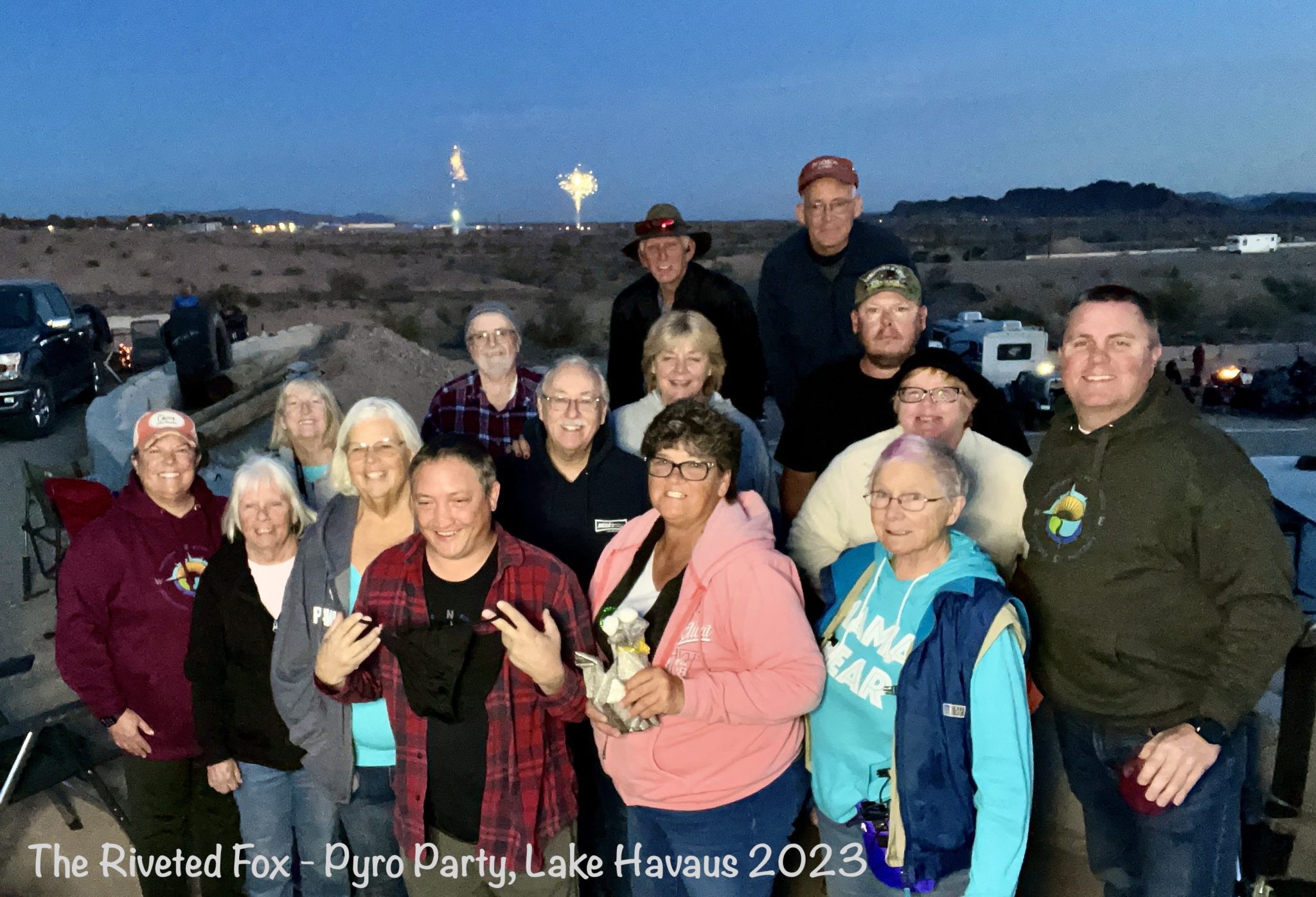 Fireworks, The Riveted Fox, We RV Here, Chris Fox, Gina Fox, RV Life ...