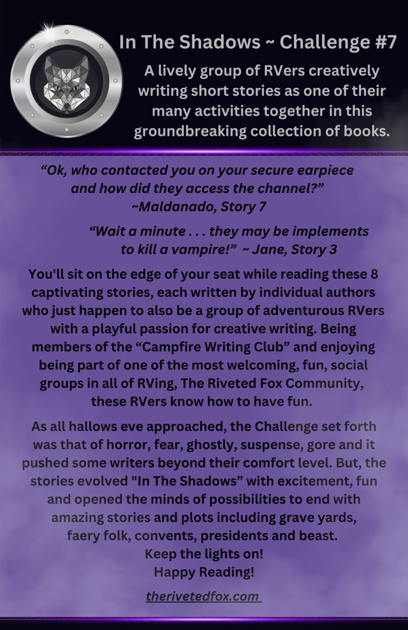 In the Shadows - eBook | The Riveted Fox